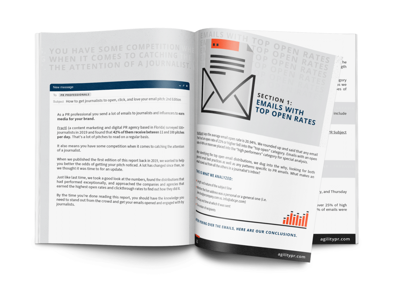 How to Get Journalists to Open, Click, and Love Your Email Pitch ...