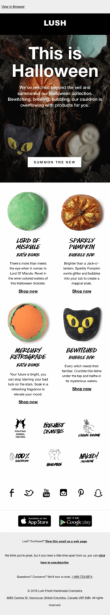 5 Halloween-themed email examples to get inspired - Agility PR Solutions